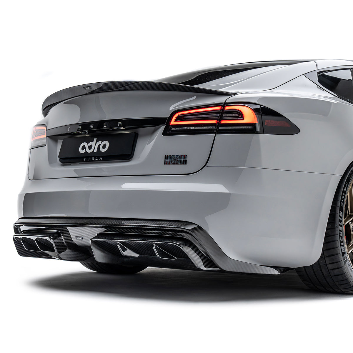 Tesla Model S Carbon Fiber Rear Spoiler – ADRO Inc